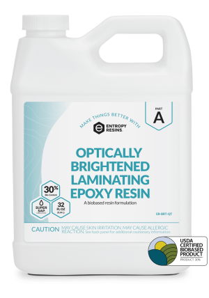 Optically Brightened Laminating Epoxy - Entropy Resins